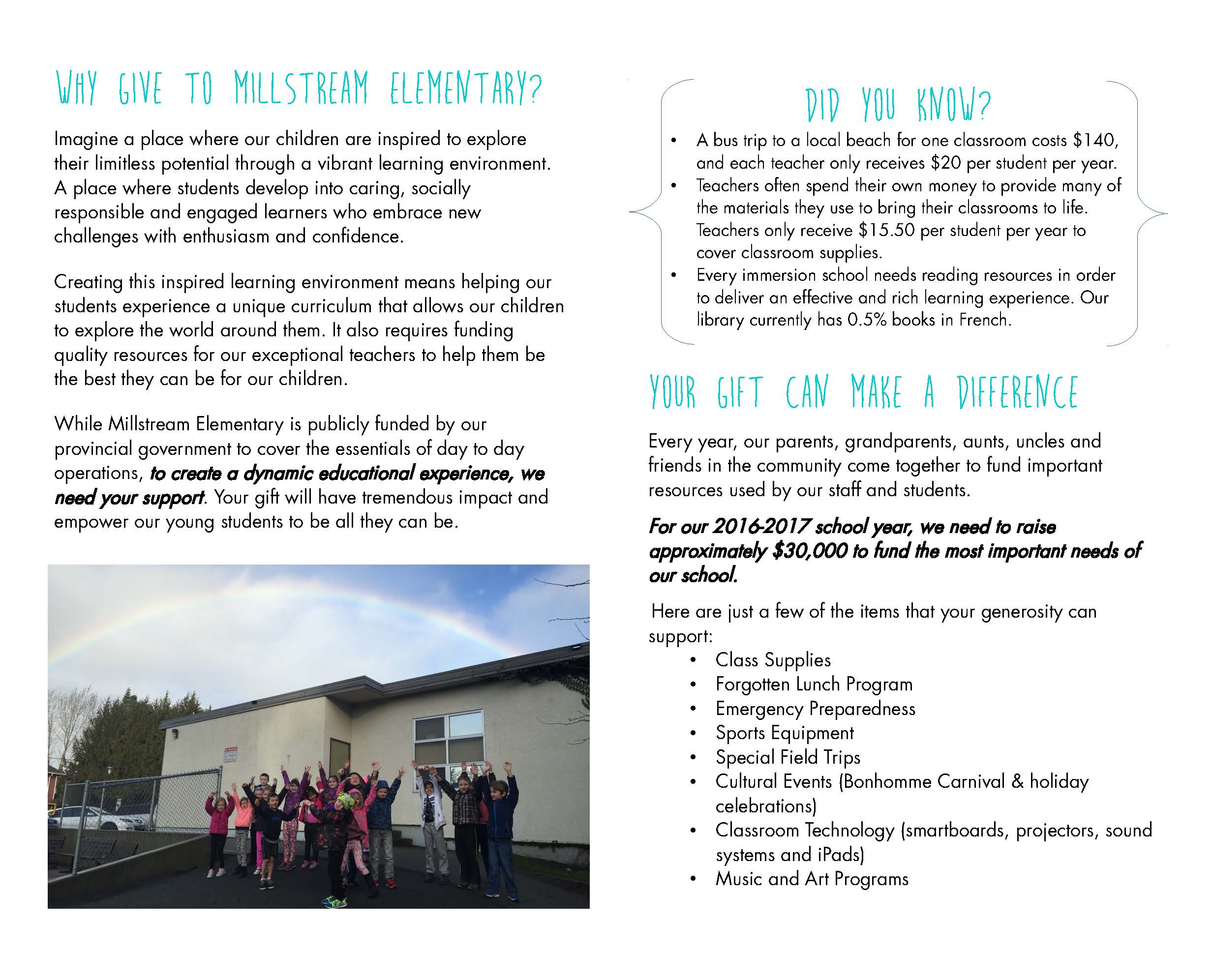 Millstream | Elementary School